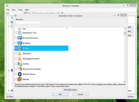 Add Custom Folders Or Control Panel Applets To Navigation Pane In File Explorer