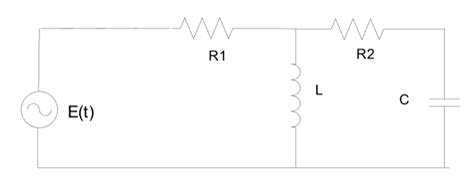 solved for the following electrical system if the equations