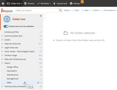 A Folder From The Folder Tree Is Not Visible From The Upload Wall Or A Basket Welcome To