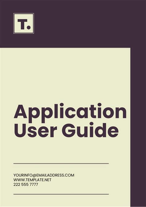 Free Application User Guide Template To Edit Online