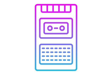 Voice Recorder Line Gradient Icon Graphic By Maan Icons · Creative Fabrica