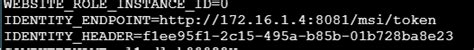 Python KeyError IDENTITY ENDPOINT Error In Azure Environment Stack Overflow