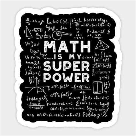 Math Is My Superpower Sticker Math