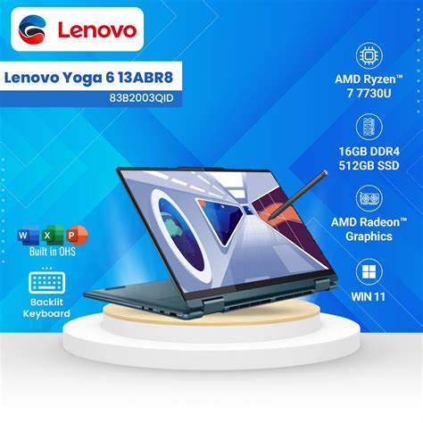 Jual Lenovo Yoga Abr Amd Ryzen R U Gb Gb Ssd Windows B Qid Shopee Indonesia
