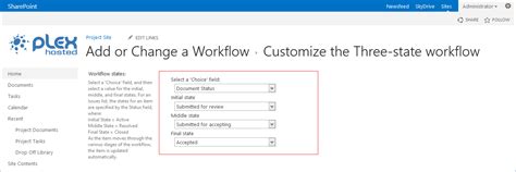 Configuring A Workflow PlexHosted Blog