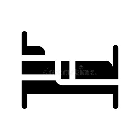 Finding Bed To Sleep Black Glyph Ui Icon Stock Vector Illustration Of Travel Icon 264148064