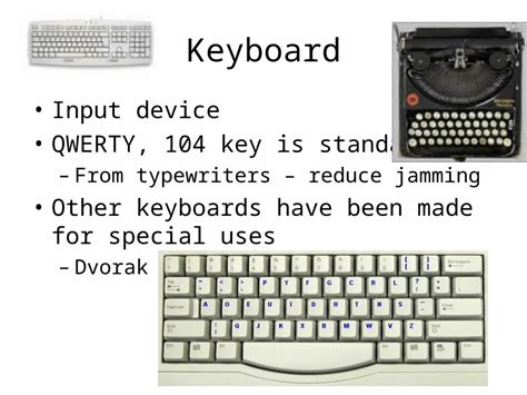 ppt keyboard input device qwerty 104 key is standard from