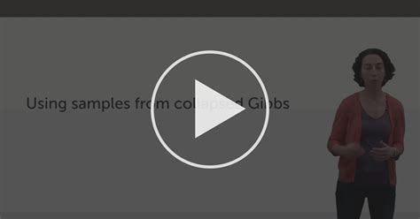 using the output of collapsed gibbs sampling mixed membership