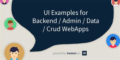 Ui Examples For Backend Admin Data Crud Webapps Indie Hackers