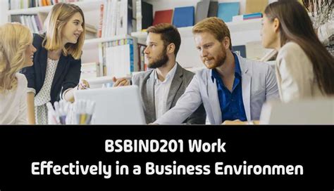 Bsbind201 Work Effectively In A Business Environment Australian