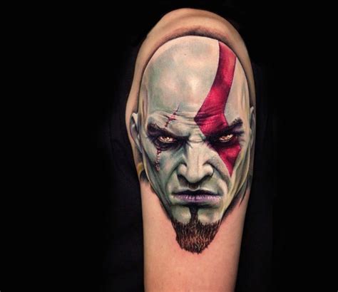 Kratos Tattoo By Victor Zetall Post 32354