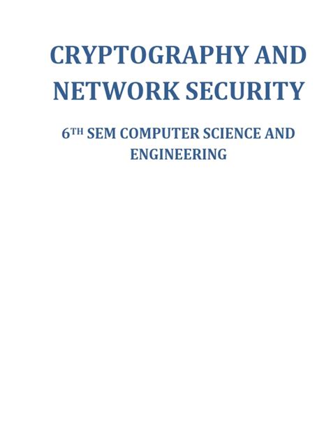 Cryptography Pdf Transport Layer Security Public Key Cryptography
