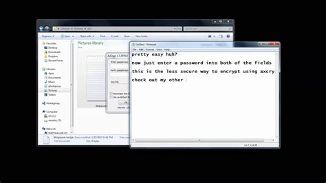 Axcrypt Tutorial Encrypting A Single File Using Axcrypt Password