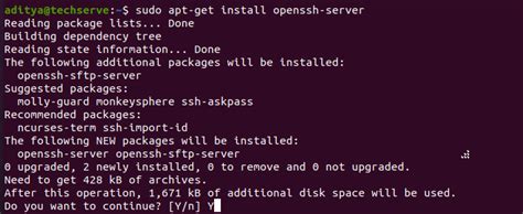 Installing And Enabling Ssh On Ubuntu 200404 Lts Sutaantra