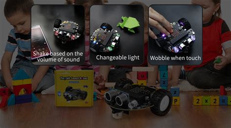 yahboom micro bit robot car kit support makecode python programming