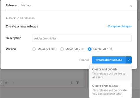 are there instructions on how to use the new app versioning ui 💬 app