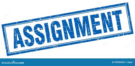 Assignment Stamp Stock Vector Illustration Of Stamp 99000368 Assignment Stamp Stock Vector Illustration Of Stamp 99000368