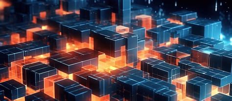 Big Data Blockchain Technology Isometric Mobile Phone Data