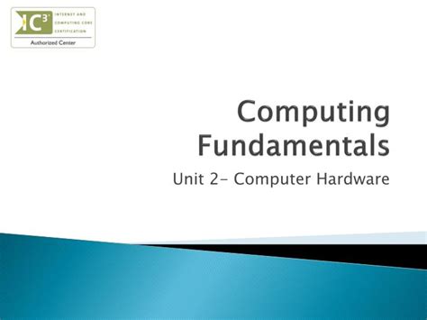 Ppt Computing Fundamentals Powerpoint Presentation Free Download Id2315529