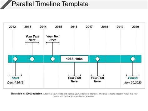 Parallel Timeline Template Powerpoint Presentation Slides Ppt