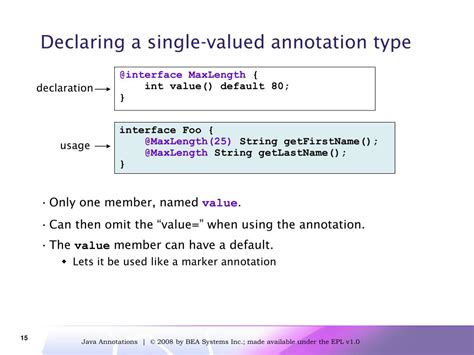 Ppt An Introduction To Java Annotations Walter Harley Bea Systems Inc
