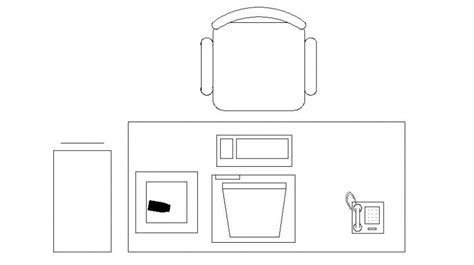 Best 13 Office Table Detail 2d View Cad Furniture Block Layout Dwg File Artofit