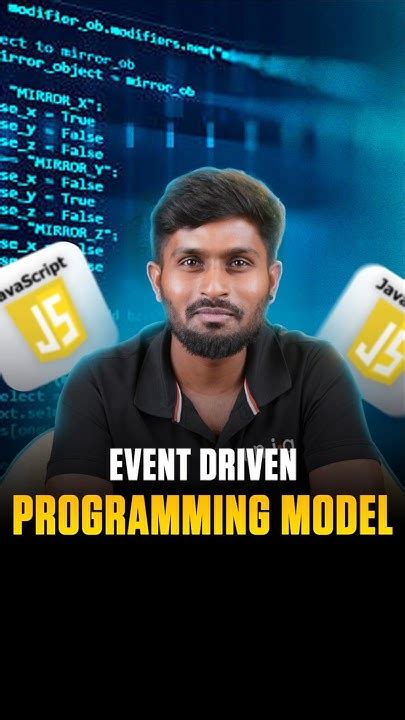 Event Driven Programming In Model In Javascript Shorts Youtube