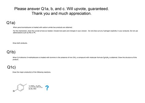 Solved Please Answer Q1a B And C Will Upvote Guaranteed