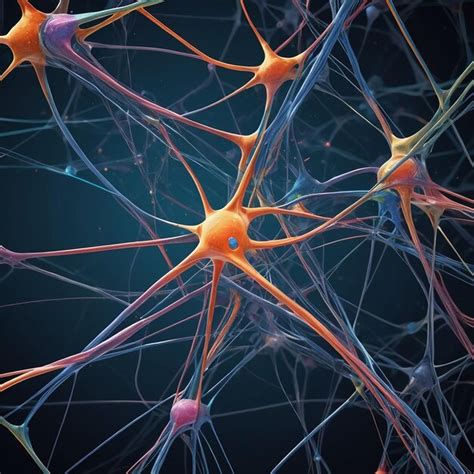 Neural Network Illustration Visual Representation Of Neural Networks Premium Ai Generated Image