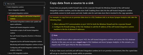 Azure Data Factory Copydata From Db On Premise To Azure Using Shir Microsoft Qanda
