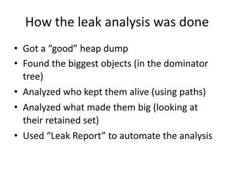 Memory Analyzer Tool Mat Ppt