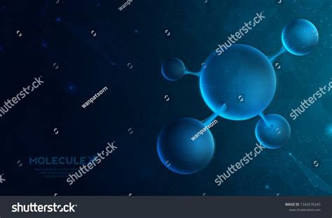 Molecule Structure Abstract Background