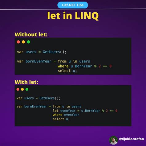 stefan Đokić on twitter do you use local variables in linq have you