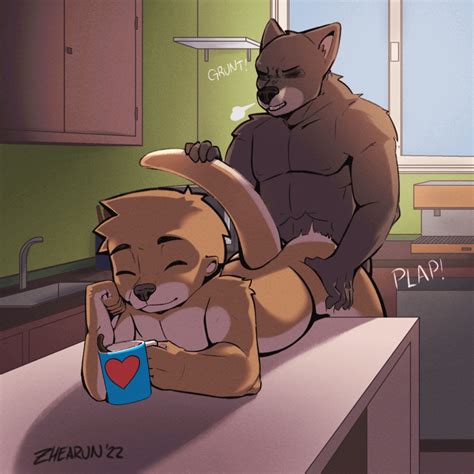 Rule 34 1 1 Anal Anal Sex Anthro Ass Bent Over Table Black Nose Breath Brown Body Brown Fur