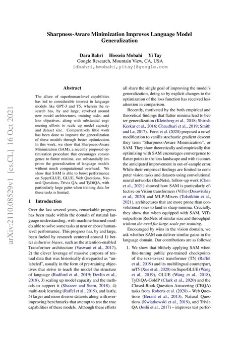 sharpness aware minimization improves language model generalization