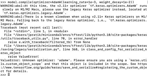 adamw optimiser crashes on tf macos v2 12 0 · issue 60652 · tensorflow