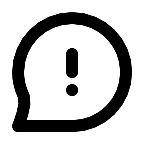 Message Circle Exclamation Vector SVG Icon - SVG Repo