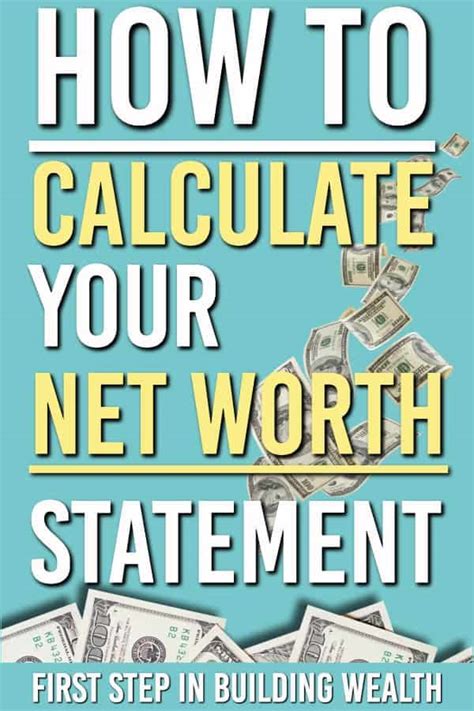 How To Calculate Your Net Worth Statement