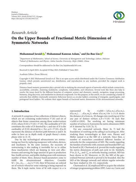 pdf on the upper bounds of fractional metric dimension of symmetric