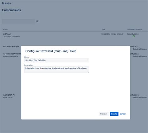 View The Jira Align Why Field In Jira Software Atlassian Community