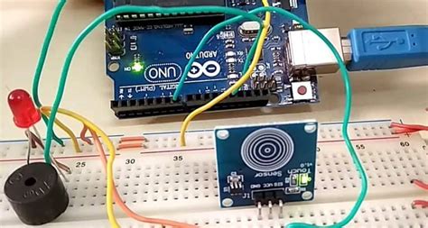 Touch Detector With Arduino Ttp223 Capacitive Touch Sensor