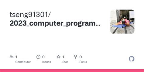 Github Tseng913012023computerprogrammingclasshandsontest
