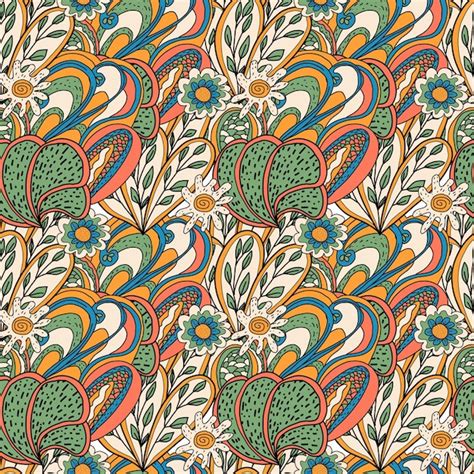 Premium Vector Vector Abstract Hand Drawn Doodle Pattern With Fantasy