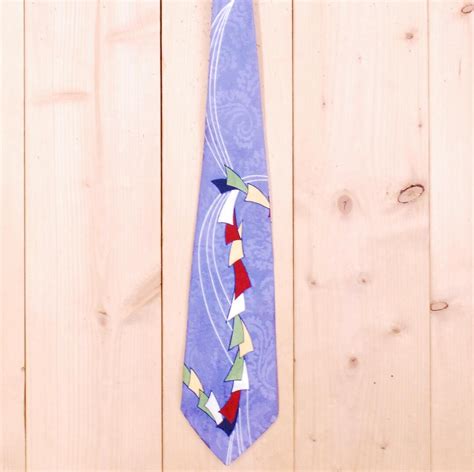 Vintage 1930s40s Light Blue Berkley Necktie Abstract Motif Retro