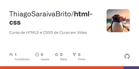 GitHub ThiagoSaraivaBrito Html Css Curso De HTML5 E CSS3 De Curso Em