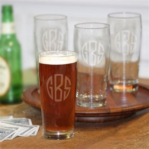 Craft Pub Glasses Set Of 4 Beer Pub Glasses Craft Beer Etsy