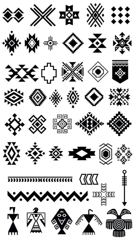 Kilim And Rug Symbols Aztec Patterns And Symbols Native American Symbols Meanings Aztec