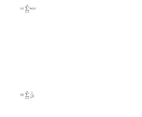 Solved C N 1ln N Chegg Com