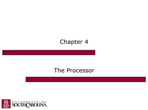 PDF Chapter The Processor Computer Science Cse Sc Edu Jbakos Lectures Ch Pdf