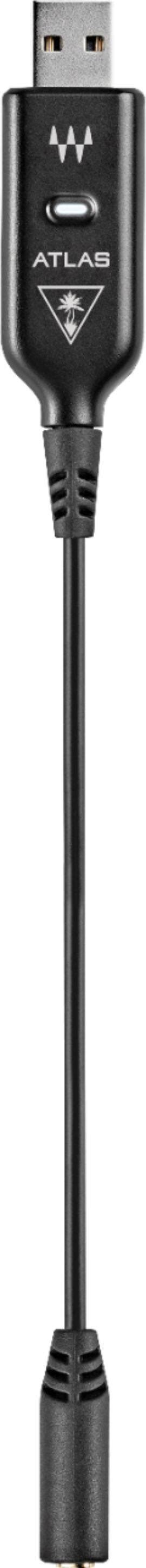 Turtle Beach Atlas Edge Usb Type A To Mm Headphone Jack Adapter Black Tbs Best Buy